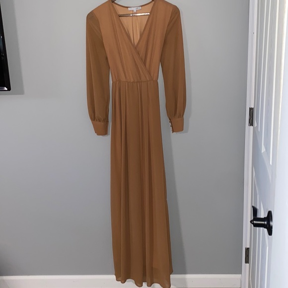 Baltic Born | Dresses | Baltic Born Lydia Light Copper Maxi Dress ...